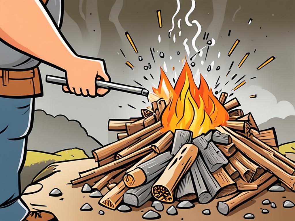 Spark Up Safely: Proper Way to Start a Fire